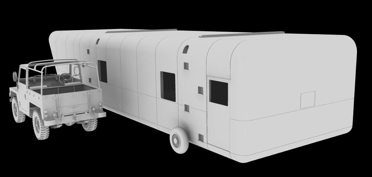CH-54 Cargo / Medical / Command Pod - Work in Progress - Armour ...